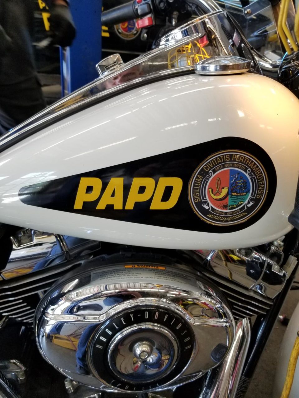 PAPD Motorcycle Decal - Ace Sign Inc.
